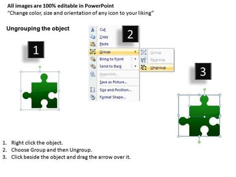 PowerPoint Slides With Puzzle Pieces Showing Process PowerPoint Diagrams