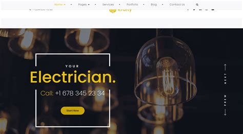 Electrical Engineering Website Design Theme Malaysia Wordpress