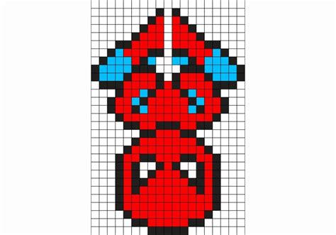 Pixel Arts De Superhéroes Dibujos Pixel Art