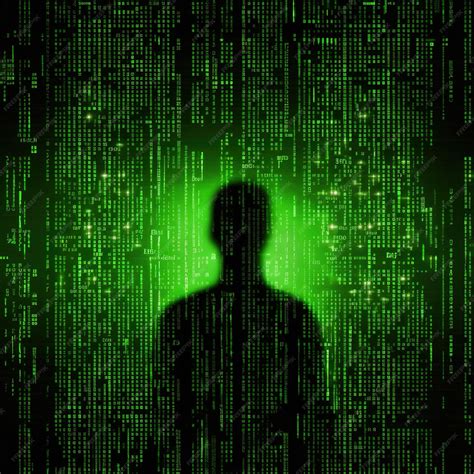 Premium Ai Image Digital Binary Code Background