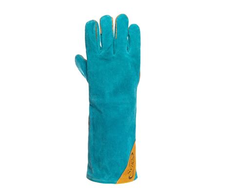 ถุงมือเชื่อม Synos สีเขียว ความยาว 16 นิ้ว