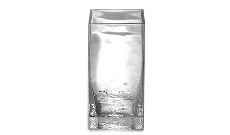 Unbranded Square Glass Vase