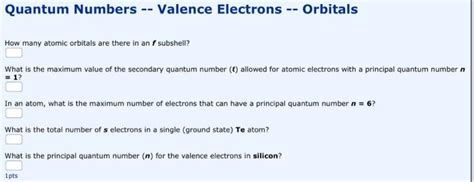 Solved How Many Atomic Orbitals Are There In An F Subshell Chegg Com
