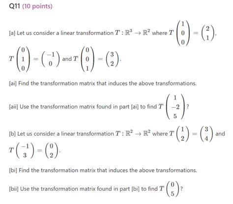 Solved Q Points A Let Us Consider A Linear Chegg