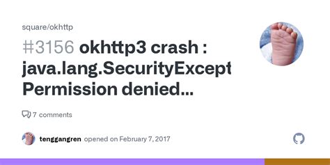 ok3 crash java lang securityexception permission denied missing