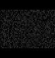 Flat Binary Code Screen Table Cypher Royalty Free Vector