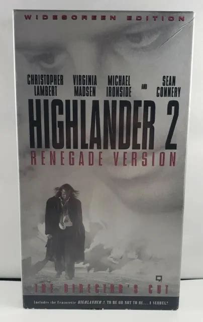 HIGHLANDER 2 RENEGADE Version Breitbild VHS Videoband Christopher