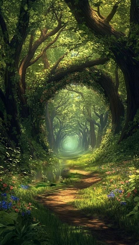 Fairy Forest Background Aesthetic