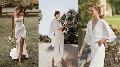 10 Vestidos Perfectos Para Tu Boda Civil Matrimonio Boda Vestido