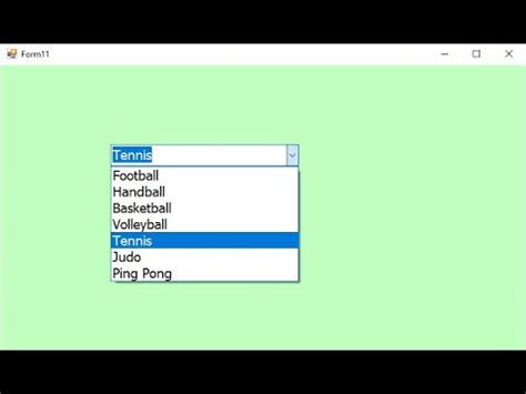 Visual Basic Net How To Set ComboBox Default Value Item Null Add Text