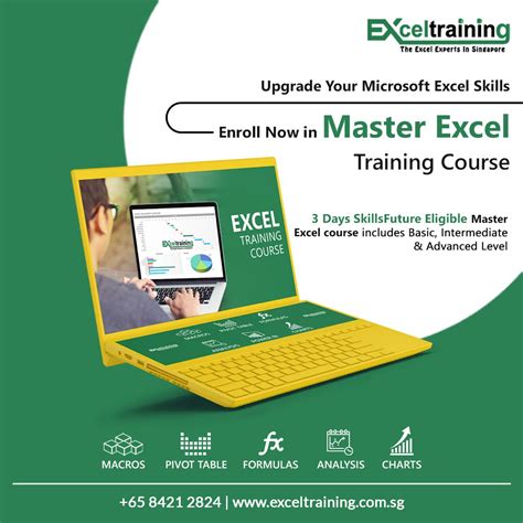 Best Excel Training Course Singapore Skillsfuture Eligible Courses We