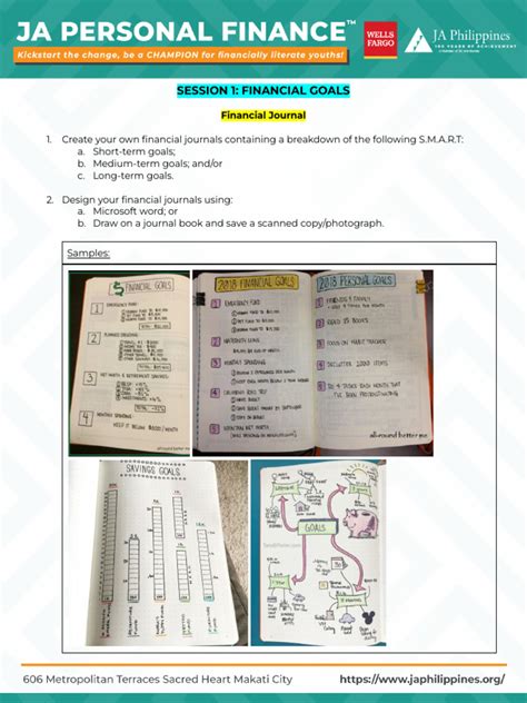 sessions 1 4 activity guidelines pdf investing money