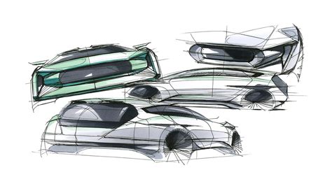 자동차 디자인 스케치 How To Sketch Car Youtube