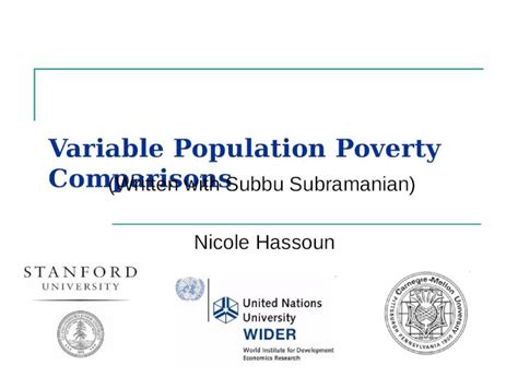 Ppt Variable Population Poverty Comparisons Dokumen Tips