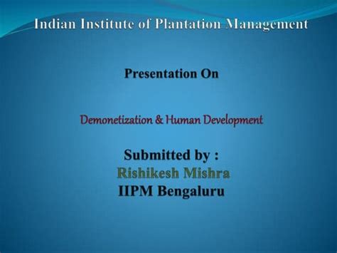 Drawback Effects Of Demonetization Ppt