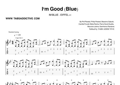 Im Good Blue Arr Tabs Addictive By David Guetta Feat Bebe Rexha