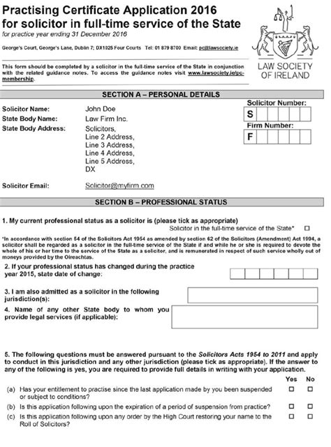 Si No 5772015 The Solicitors Acts 1954 To 2011 Solicitors