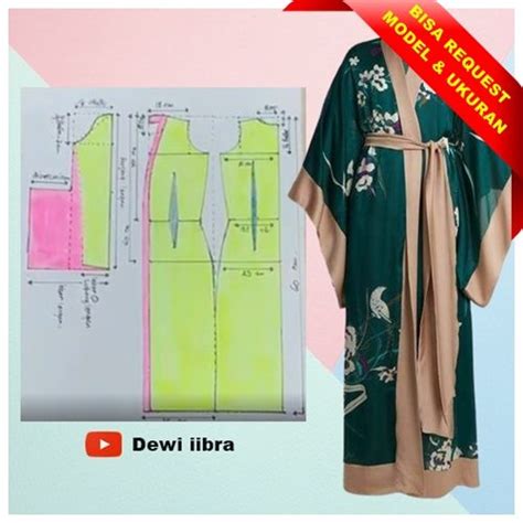 Pola Baju Kimono Sesuai Request Model Dan Ukuran Lazada Indonesia