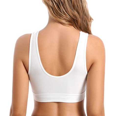 Valcatch 3 Pack Plus Size Sports Bras Seamless Wirefree Back