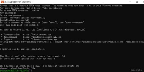 Wsl（windows Subsystem For Linux） Csdn博客