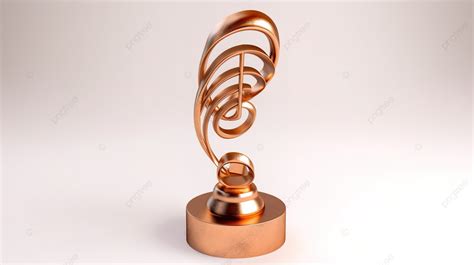 수상에 적합한 마이크가 있는 청동 음악 고음 음자리표가 있는 흰색 배경 트로피 렌더링 음악 기호 마이크 마이크로폰 배경 일러스트 및 사진 무료 다운로드 Pngtree