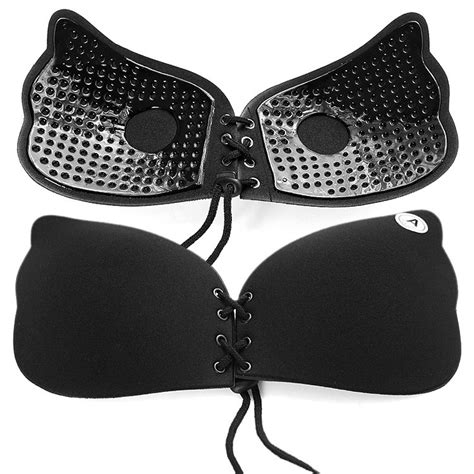 Wholesales Lightweight Invisible Push Up Bra Blackess Bras Dareshow