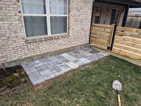First Time Paverpatio Stones Rlandscaping