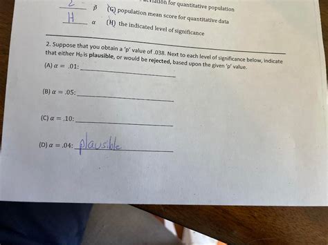 Solved Suppose That You Obtain A P Value Of Chegg Com