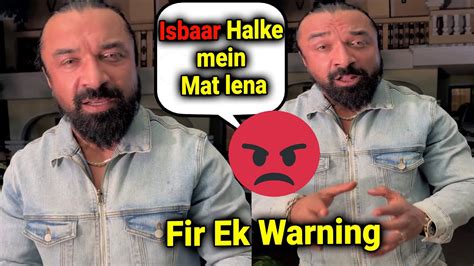 Ajaz Khan Again Angry On This Ajaz Khan Live Ajaz Khan Roast