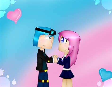Minecraft Story Mode Dan X Lizzie By Bluegirlprincess On Deviantart