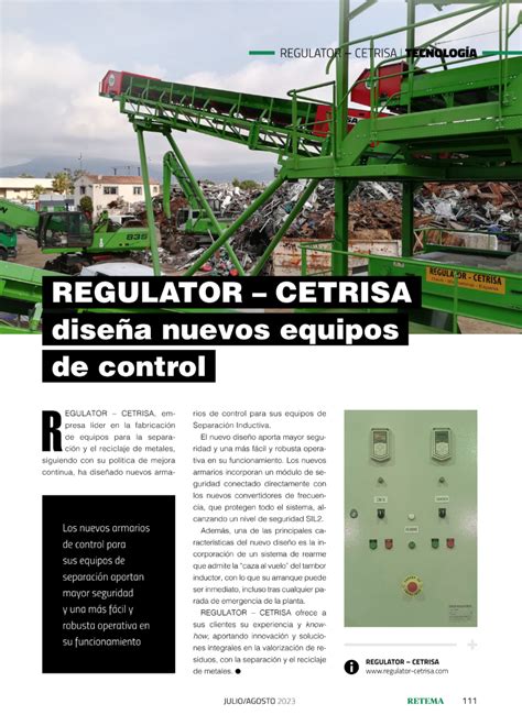 Regulator Cetrisa Regulator Cetrisa colabora en la nueva edición