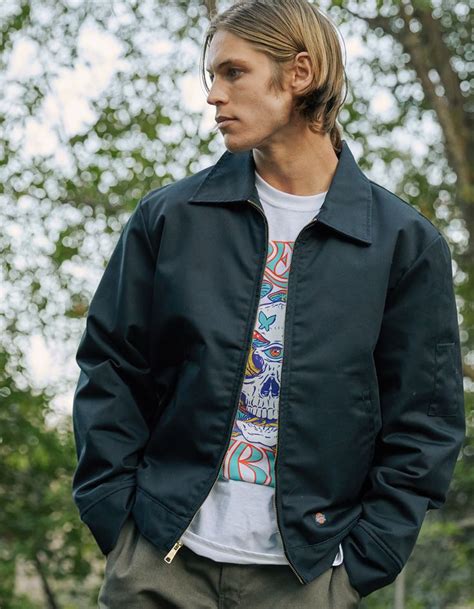 Dickies Lined Eisenhower Mens Jacket Black Tillys Mens Jacket Black Jackets Dickies