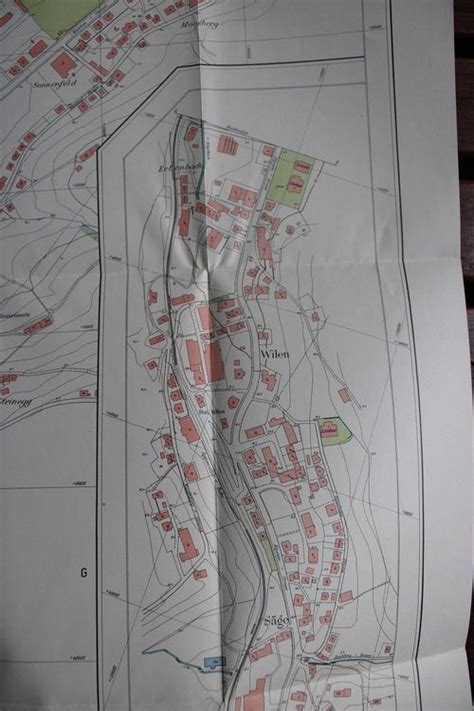 Übersichtsplan der Gemeinde Herisau 1944 1 25000 RAR Gebraucht