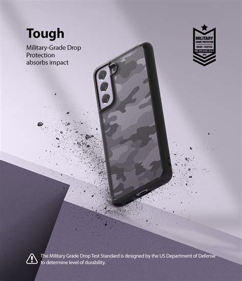 Samsung Galaxy S21 Fe Back Cover Case Fusion Matte Camo Black