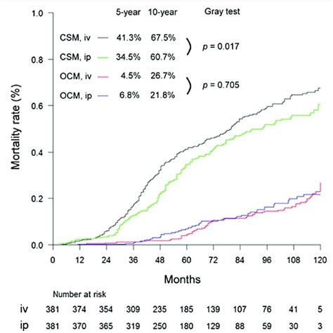 Curves For Cumulative Incidence Function For Each Histologic Subtype