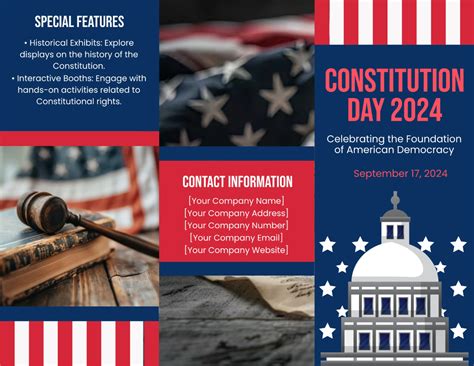 Free Constitution Day Brochure Template To Edit Online