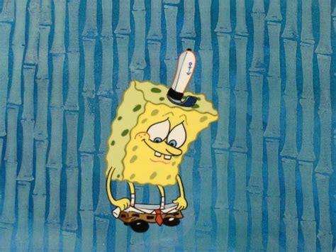 Spongebob Squarepants Original Cel Animation Background