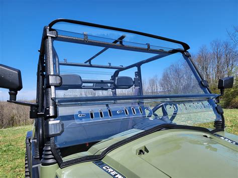 Hisun Sector 750 Crew 2 Pc Windshield With Vent Clamp And Hard Coa
