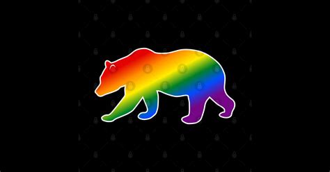 Rainbow Bear Lgbtq Pride Rainbow Bear Tapestry Teepublic