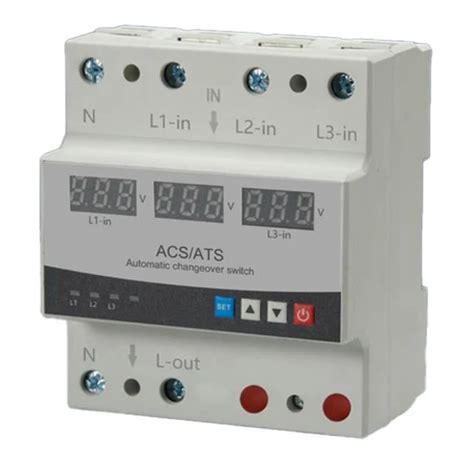 Voltage Protector Acs Ats Automatic Transfer Switch Phase Selector