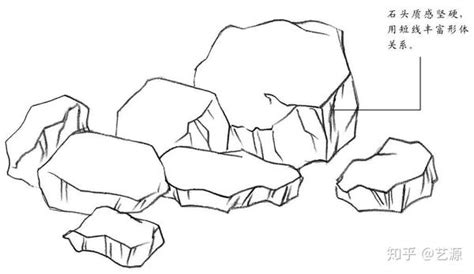 古代石头简笔画 古代石头画 伤感说说吧