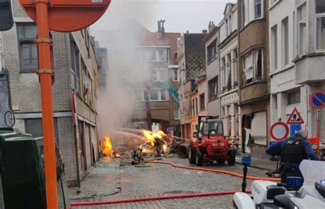 Politie En Brandweerman Zwaargewond Na Gasontploffing In Oostende