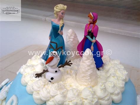 ΤΟΥΡΤΑ ΓΕΝΕΘΛΙΩΝ ΦΡΟΖΕΝ ΕΛΣΑ ΚΑΙ ΑΝΝΑ Koykoycook