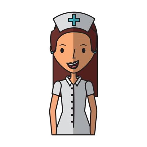 Clip Art Of Happy Medical Assistant Illustrations Royalty Free Vector