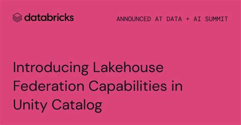 Ramesh Vanteru On Linkedin Introducing Lakehouse Federation