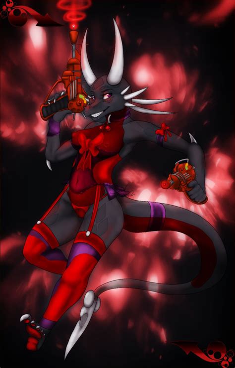 Rule 34 Anthro Corrupted Cynder Cynder Female Gun Savage Cynder Solo