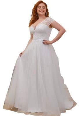 PLUS SIZE SUKNIA ŚLUBNA Z CEKINAMI BIAŁA 56 1NAD 12609307356