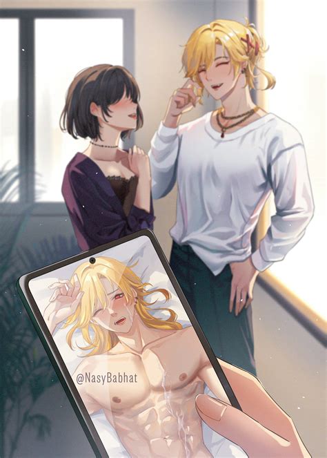 Rule 34 1boy 1girls Abs Anonymous Female Blackmail Blonde Hair Blush