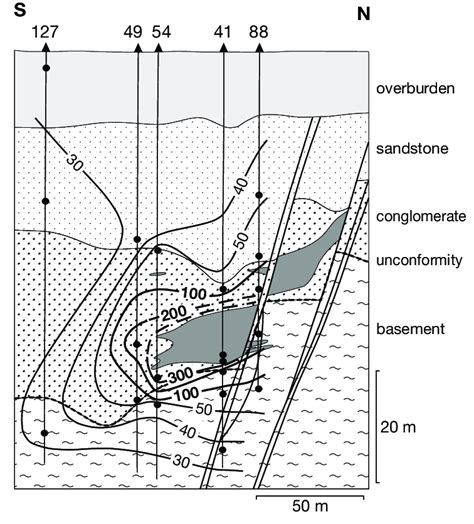 Spatial Distribution Of The 206 Pb 204 Pb Ratio Of Leachable Pb Shown