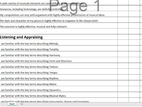 Eduqas Music Skills Plc Teaching Resources